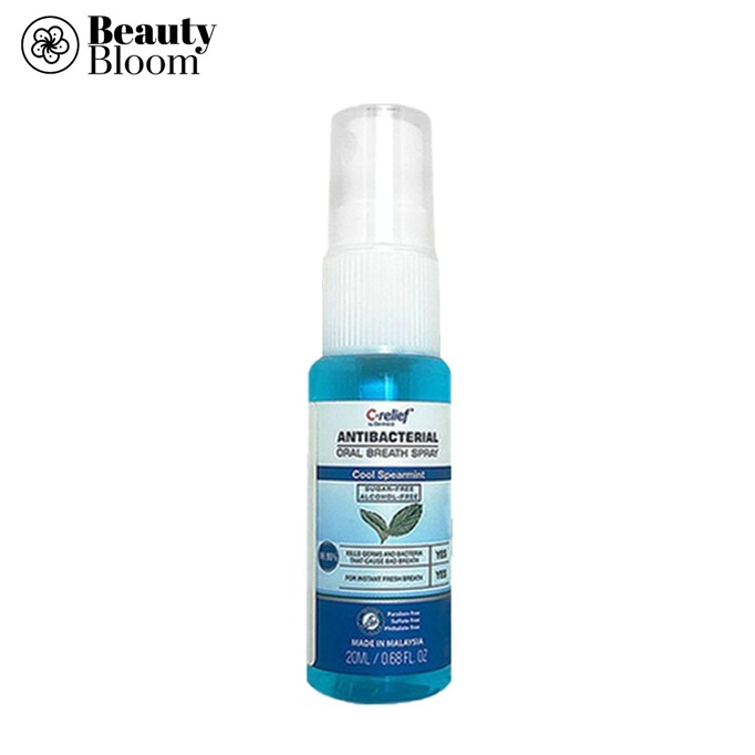 C - Relief by Dermaid Antibacterial Oral Breath Spray - 20ml | Shopee ...