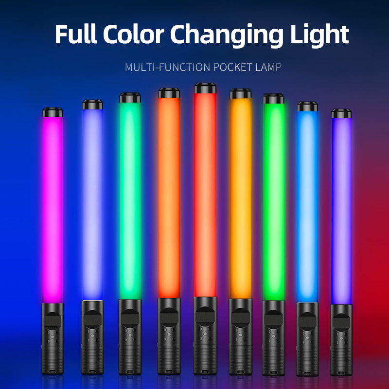 30 color modes, handheld RGB LED light stick - full color photography ...
