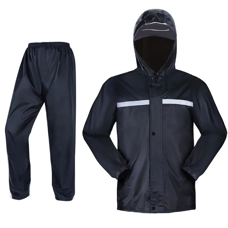 Raincoat for Motorcycle Rider Upgraded Waterproof Thick Jacket and ...