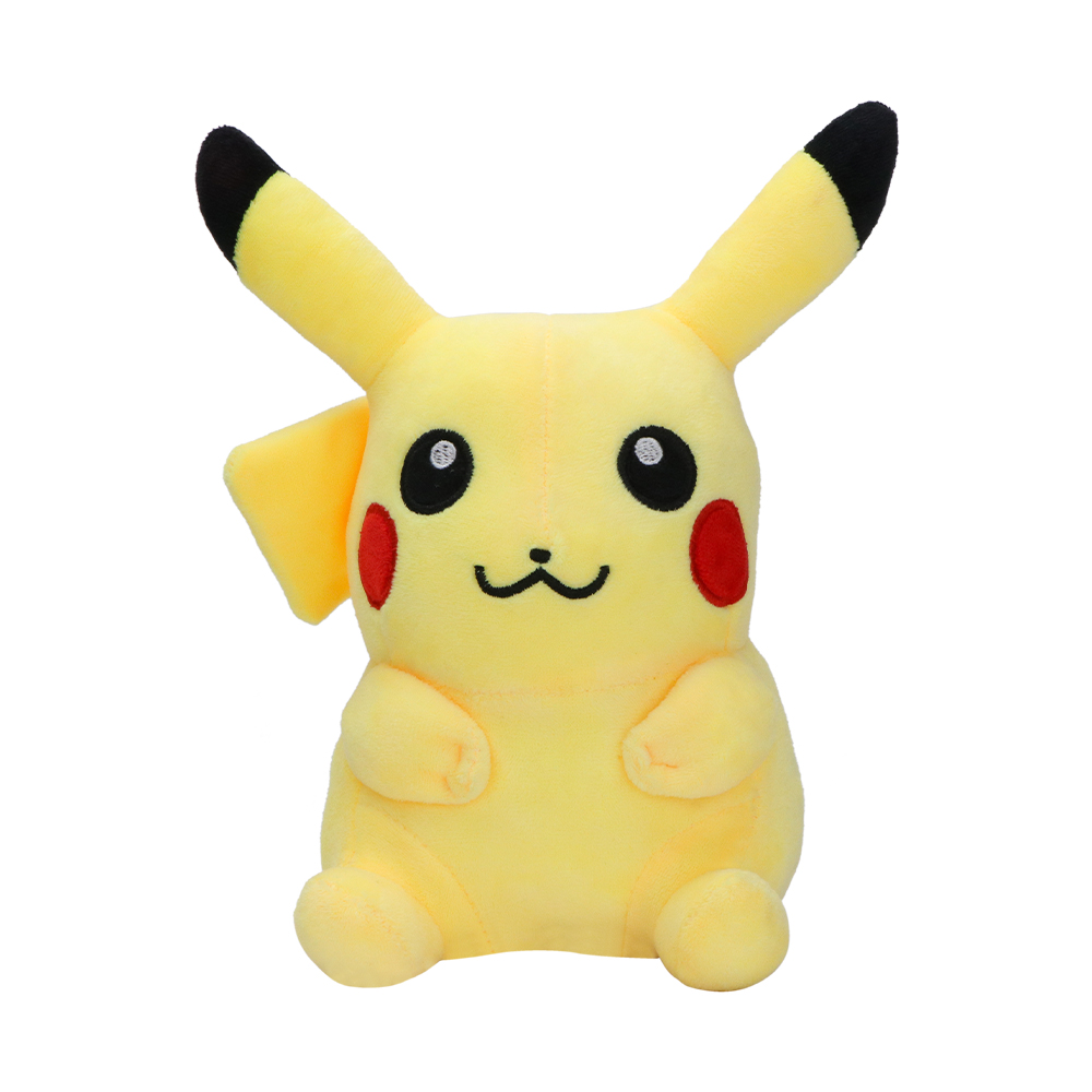 Pikachu 22cm Stuffed Plush Toys Kawaii Raichu Jenny Turtle Anime Doll ...