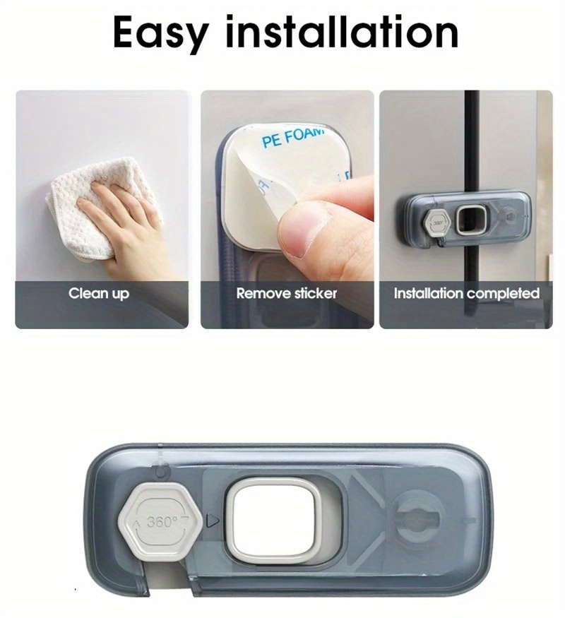 2pcs multifunctional protective refrigerator locks, drawer locks to ...