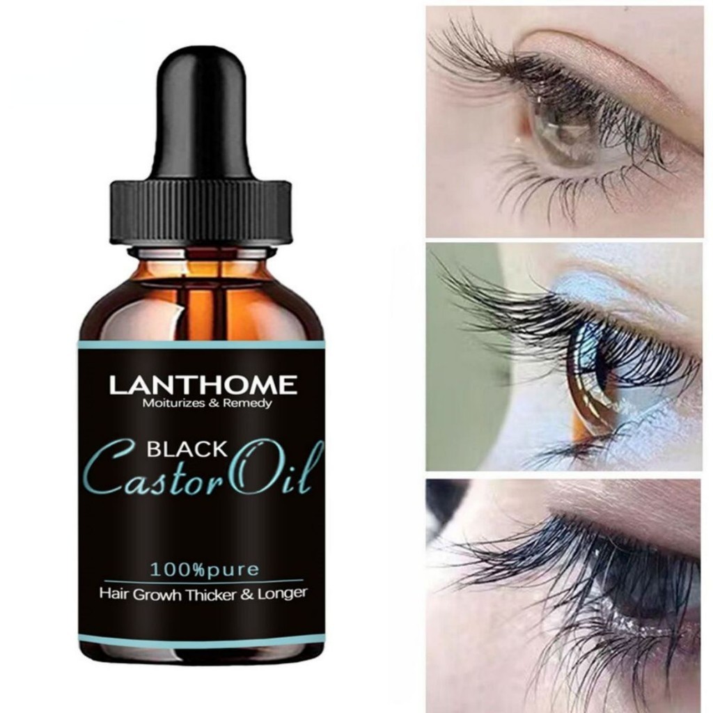 Eyebrow Eyelash Oil Hair Regrowth Essential Oils Essence Natural Castor