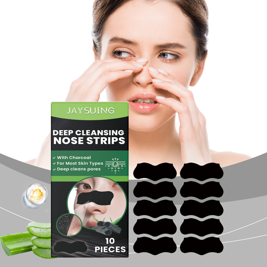 Deep Cleansing Nose Strips, No Fragrance Cleaning Charcoal Pore Patch ...