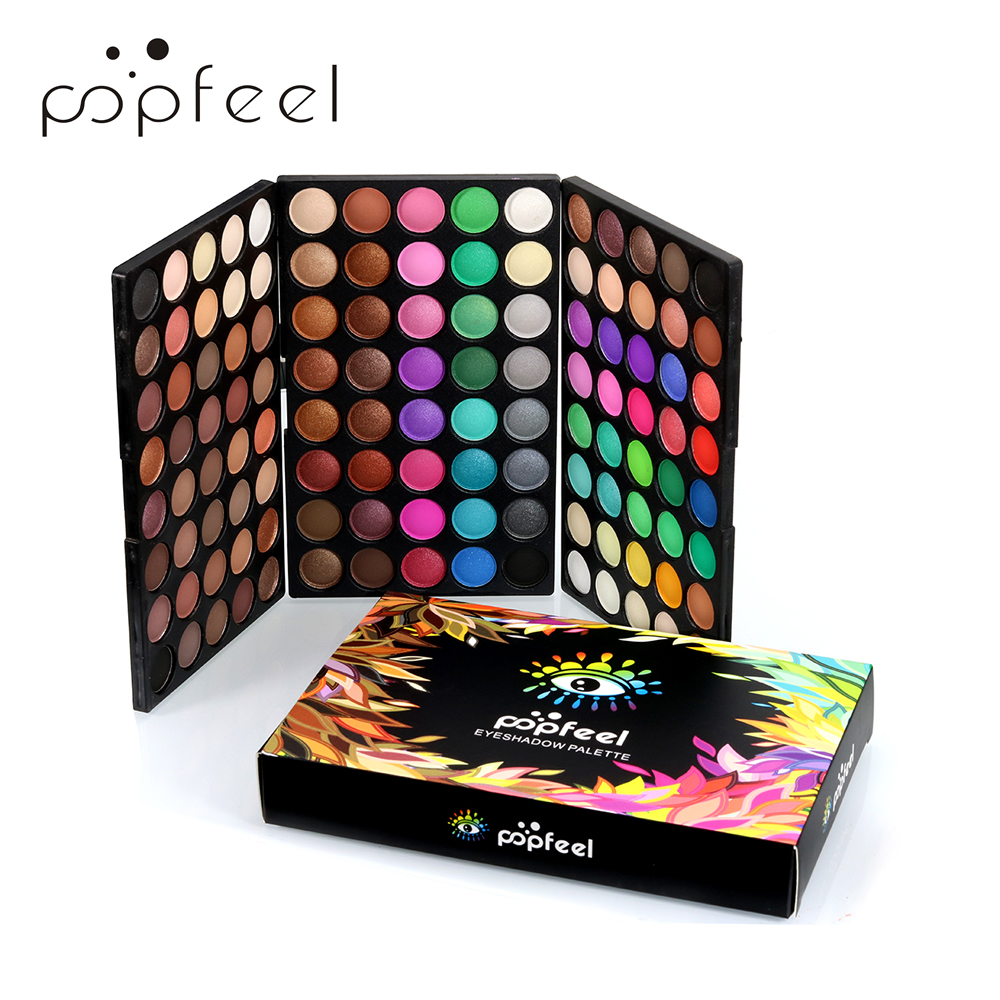 120 Color Eyeshadow Palette Eye Shadow Matte Shimmer Makeup Pallet ...