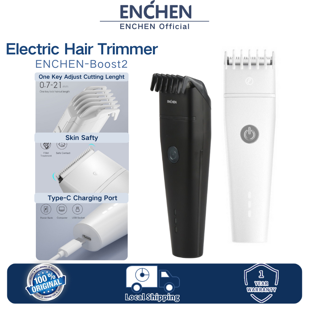 ENCHEN Hair Trimmer Boost Electric Hair Clipper Cordless Professional ...