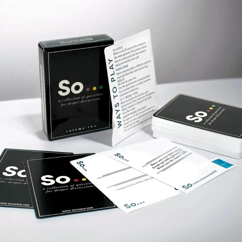Cards Board Game Conversation Starter Questions Card Game for Adults ...