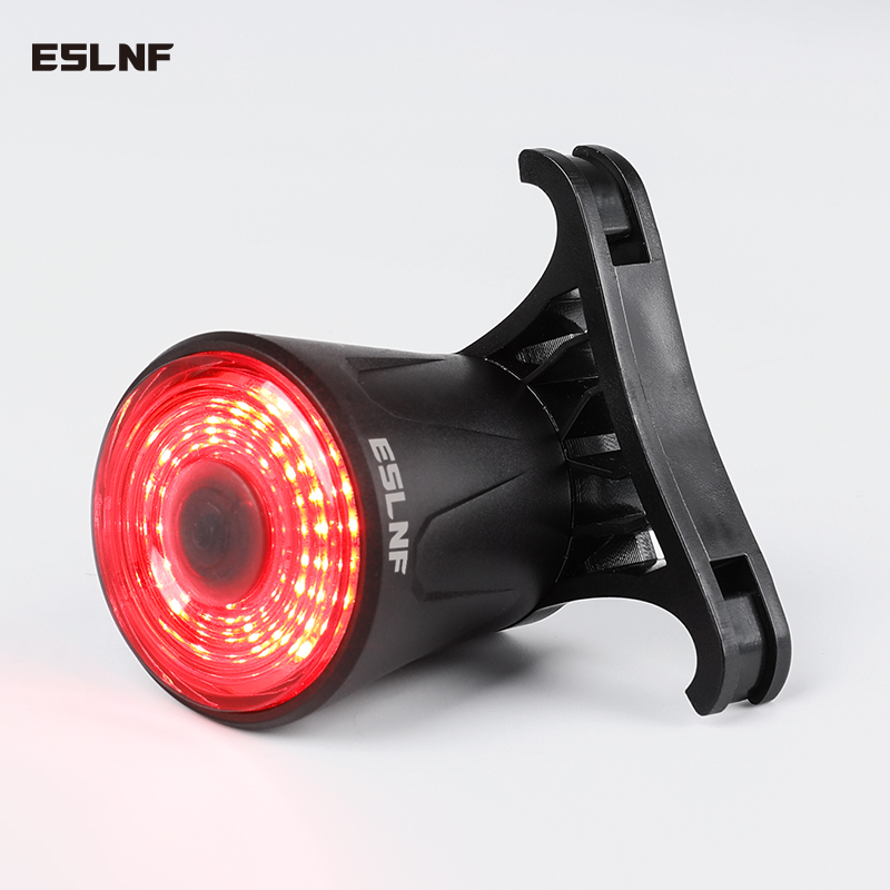 ESLNF Bicycle Tail Light Smart Brake Light with 2 mounts Waterproof USB ...