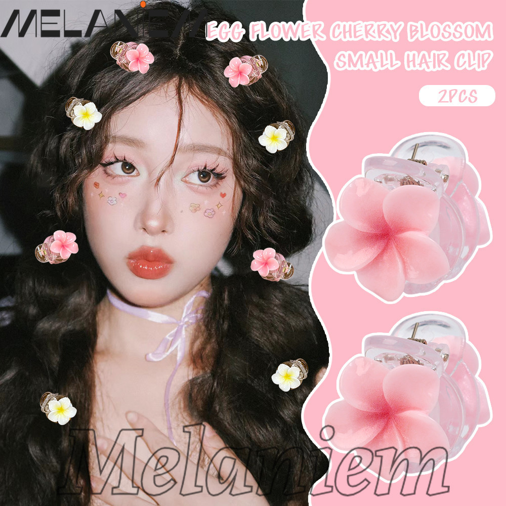 4Pcs Jelly-colored Egg Flower Hair Clamp - Korean INS Style, Sweet ...