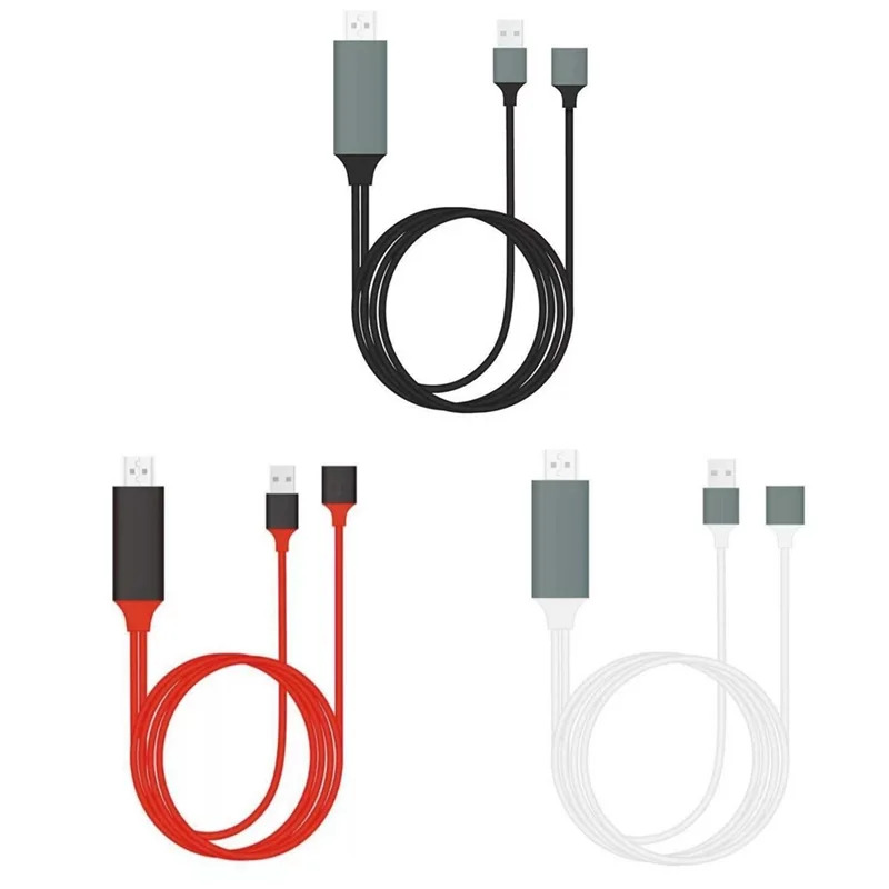 Universal Mirror Cable Adapter USB to HDMI-compatible HDTV Adapter ...