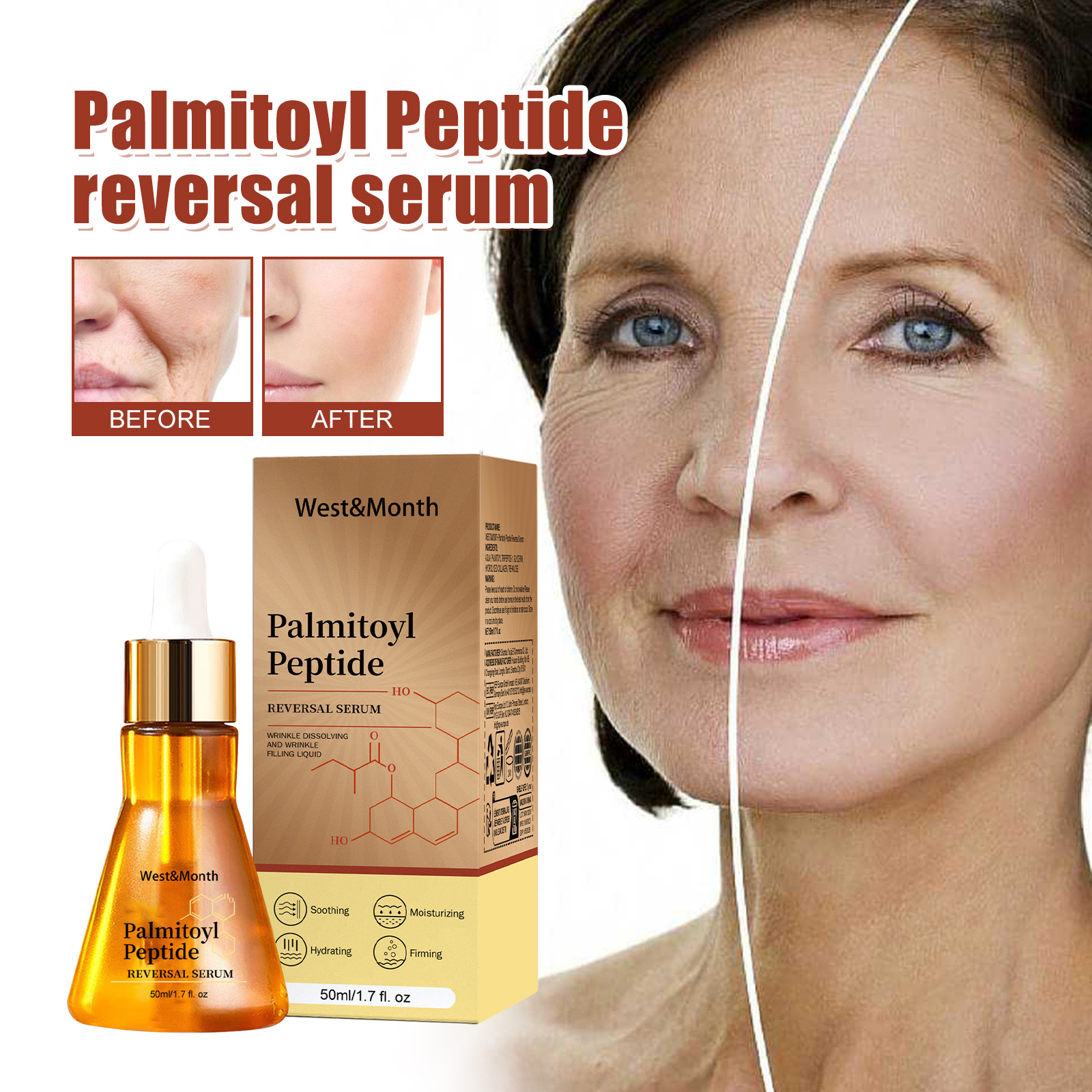 Peptide Essence For Face Nourishing Moisturize Brightening Firm Tender ...