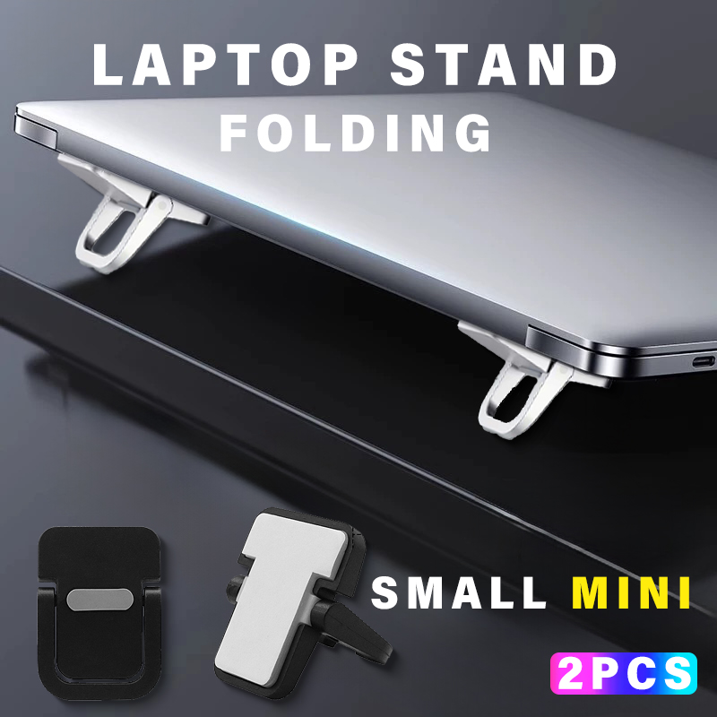 2pcs Adjustable Invisible Laptop Stand, Foldable Portable Notebook ...