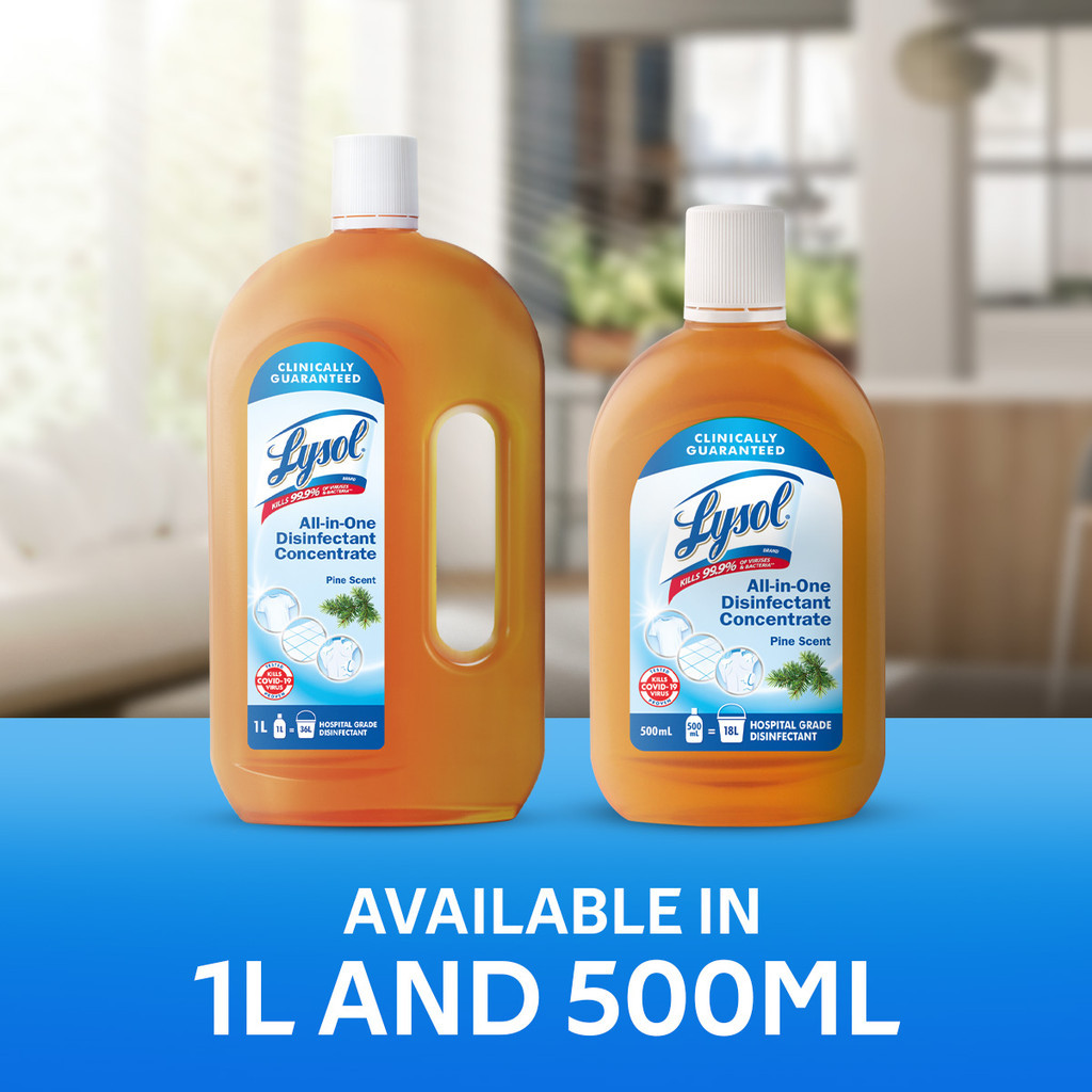 Lysol All-in-One Disinfectant Concentrate Hospital Grade 1L | Shopee Philippines