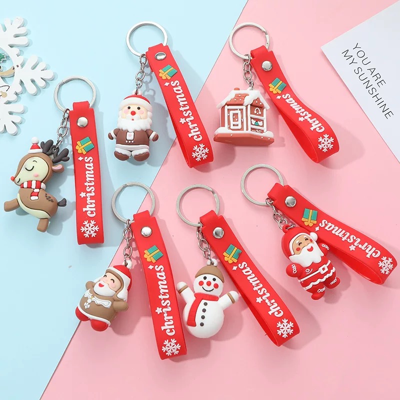 Cartoon Keychain Car Key Chain Cute Doll Keyrings Bag Pendant Key Ring ...