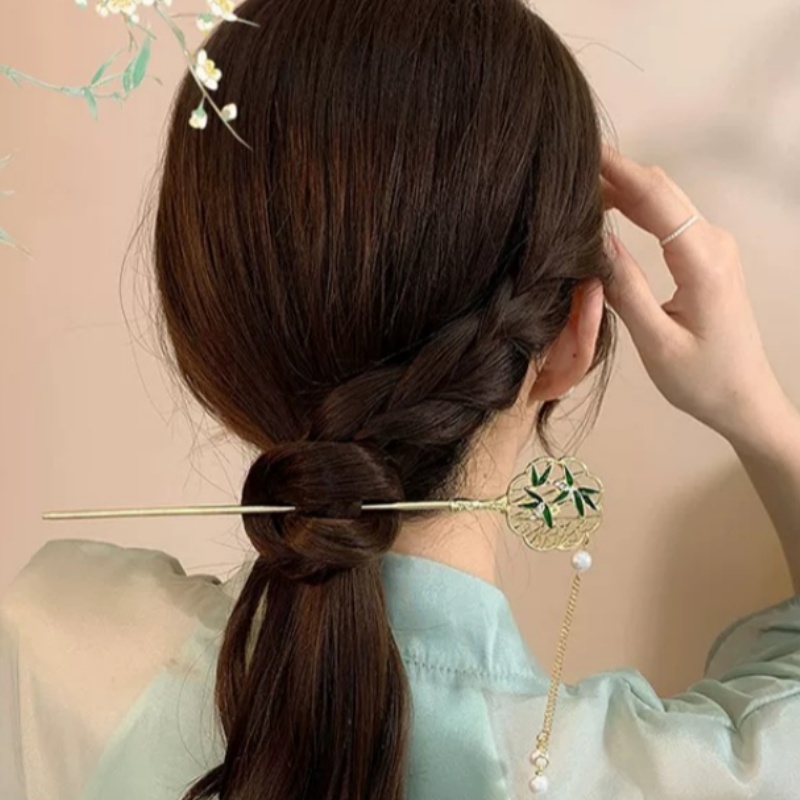 1pcs New Chinese Style Hairpin Tassel Step Shaking Actress Beautiful ...