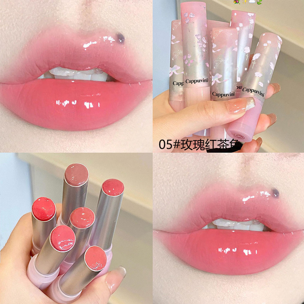 Solid Lip Gloss Moisturizing Gloss Mirror Surface Toot Lip Not Easy to ...