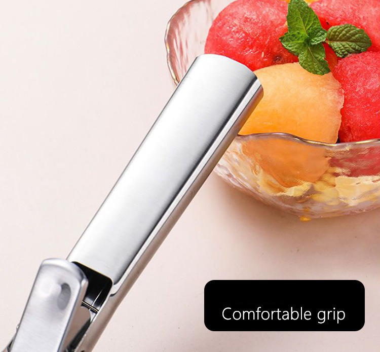 Thickened stainless steel ice cream spoon for commercial use, ice cream ...