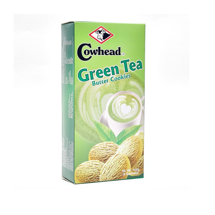Cowhead Green Tea Butter Cookies 150g | Shopee Philippines