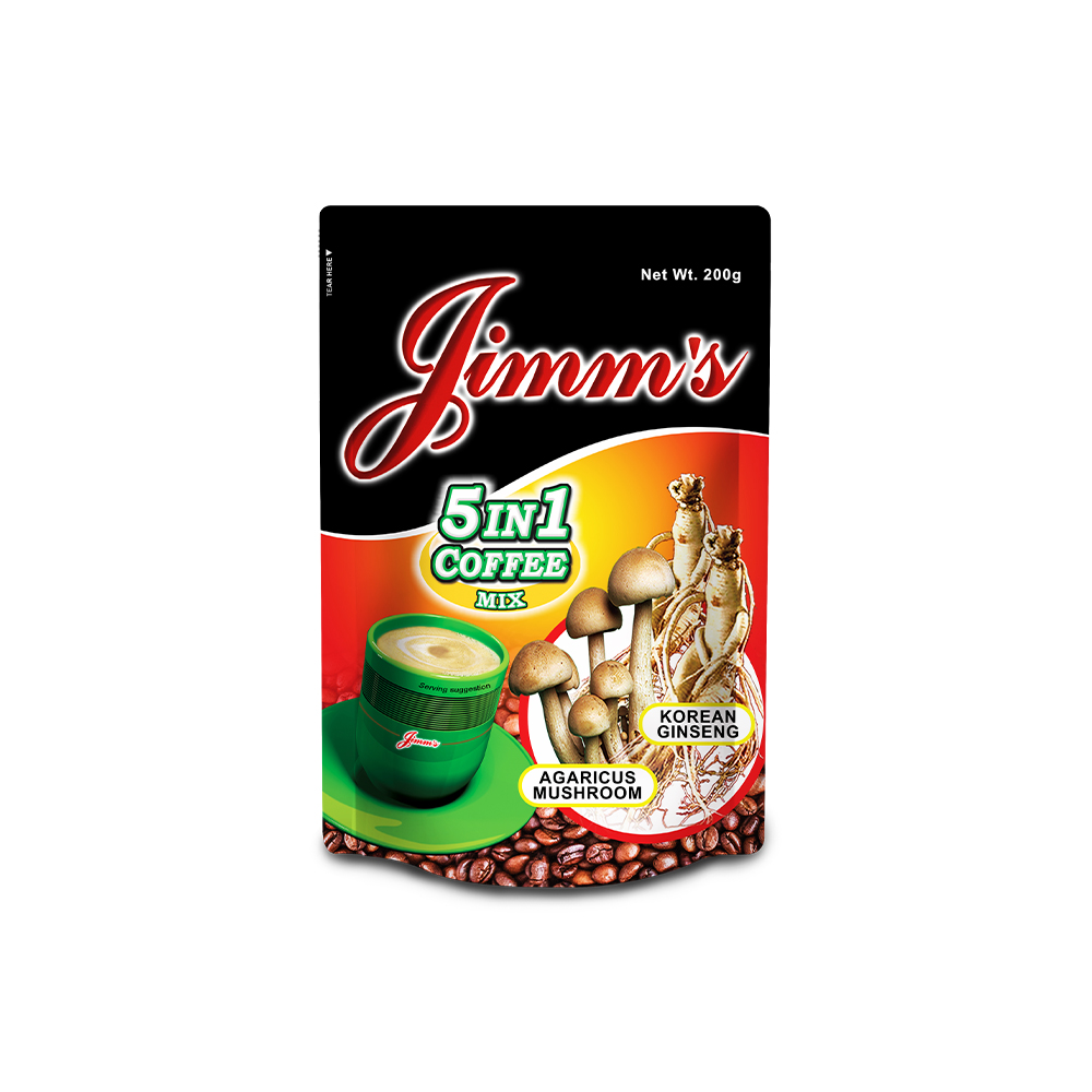 Jimm's Coffee Mix | 5 in 1 Coffee Pouch 200g | Shopee Philippines