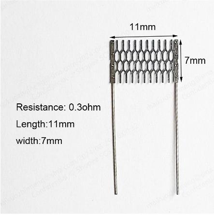 10Pcs/Box DIY Rebuild Mesh Coils 0.6/0.8/1.0/1.1/1.2 Ohm Coil For ...