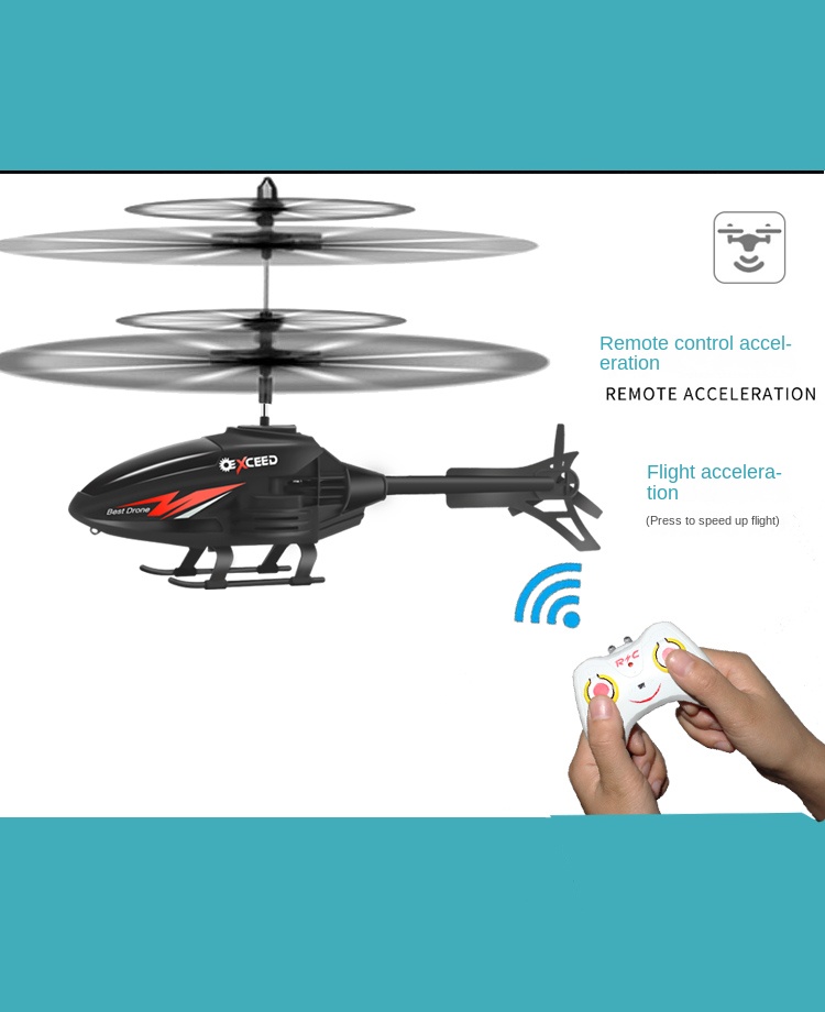 Kids RC Mini Drone Toy Airplane Helicopter Induction Aircraft ...