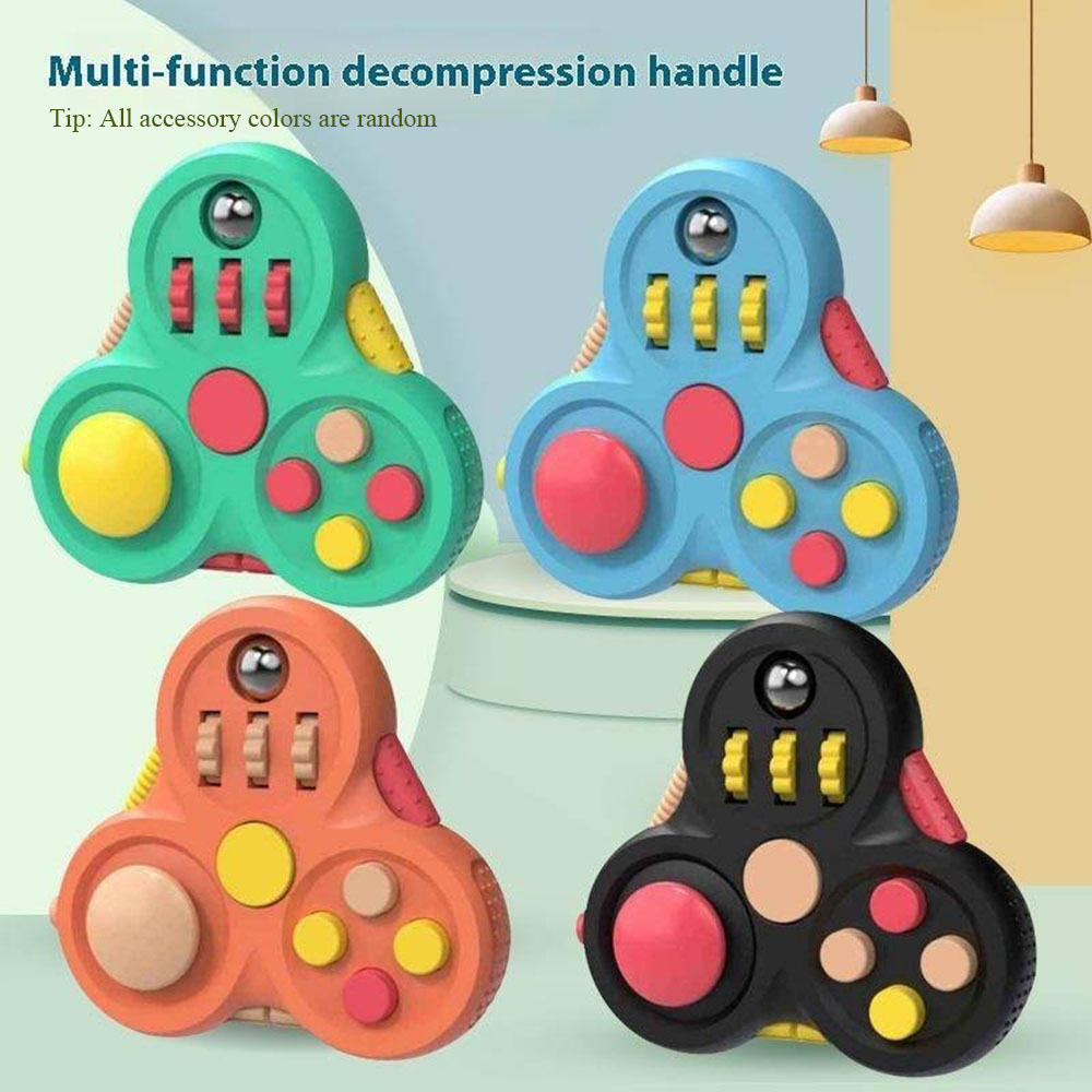 Fidget Pad Decompression Handle Gyro Rubik's Cube Gamepad Fingertip ...
