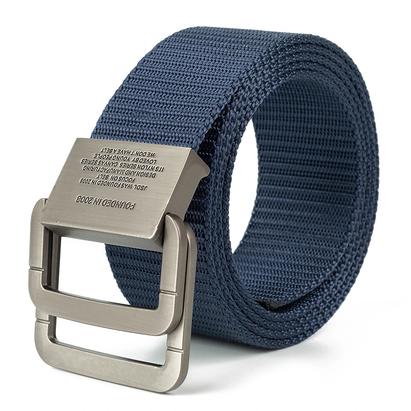 1pc Men Belts Automatic Buckle Metal Webbing Belts for Men Canvas Nylon ...