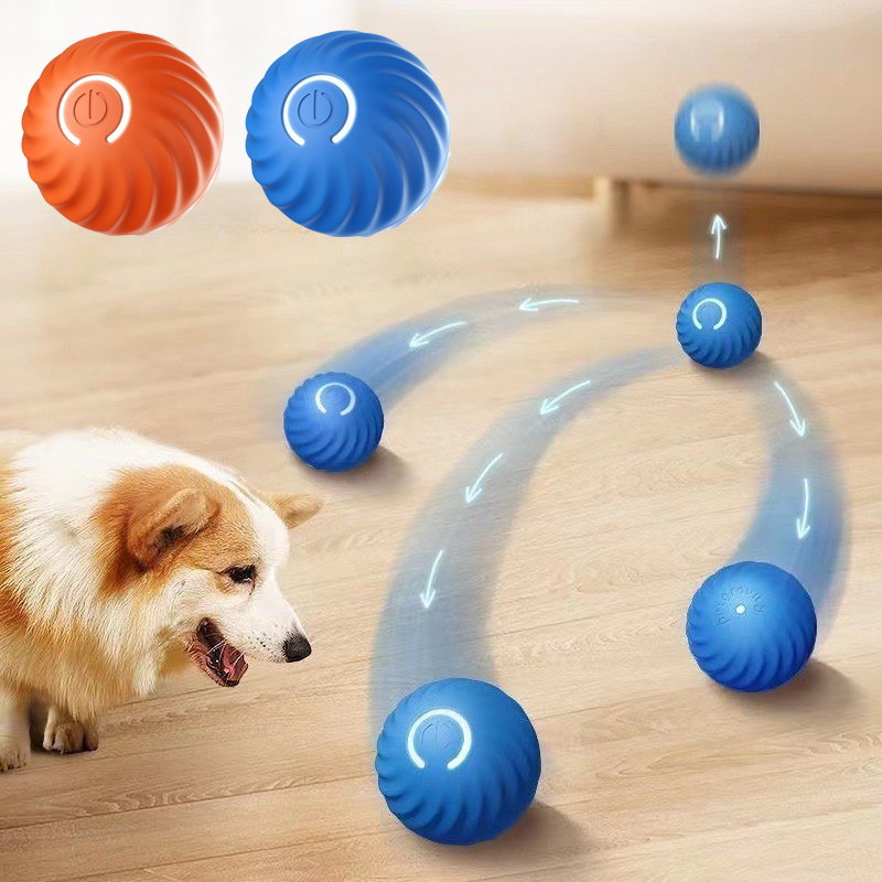 Automatic Moving Dog Ball USB Electric Smart Training Ball Toy For Cat ...