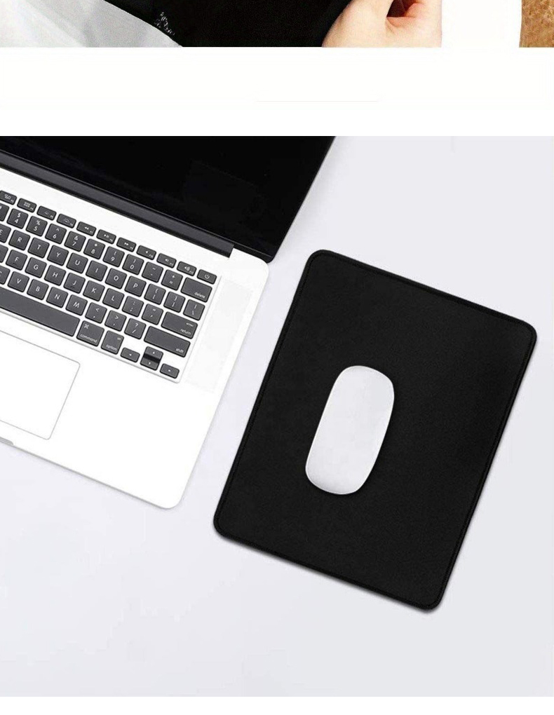 Mouse Pad With Stitched Edge Comfortable Mouse Pads With Non-Slip Rubber Washable Mouse pads For ...
