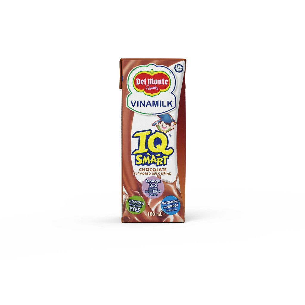 Del Monte VINAMILK IQ SMART Chocolate Flavored Milk Drink with OMEGA 3 ...