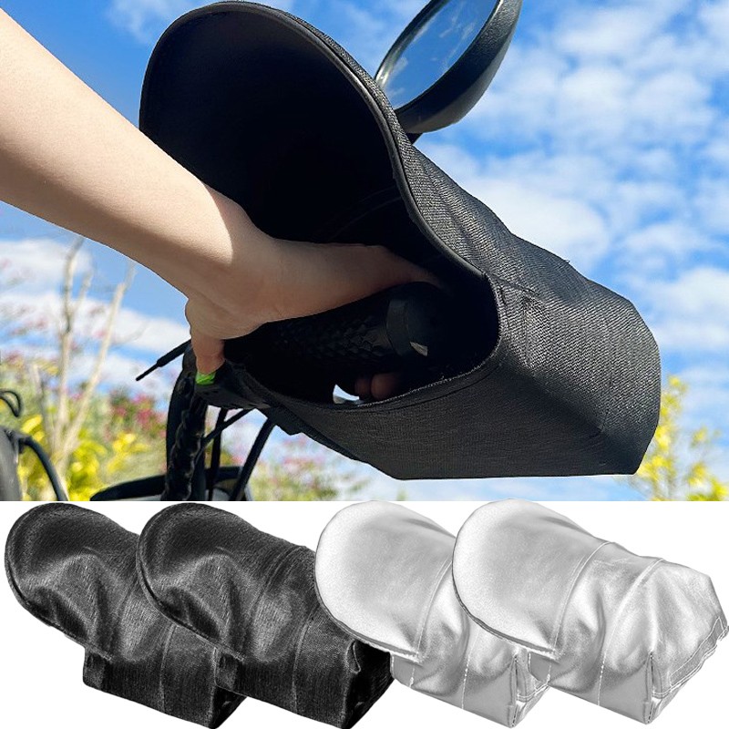 3D Motorcycle Sunscreen Hand Grip - Motorcycle Bicycle Waterproof ...
