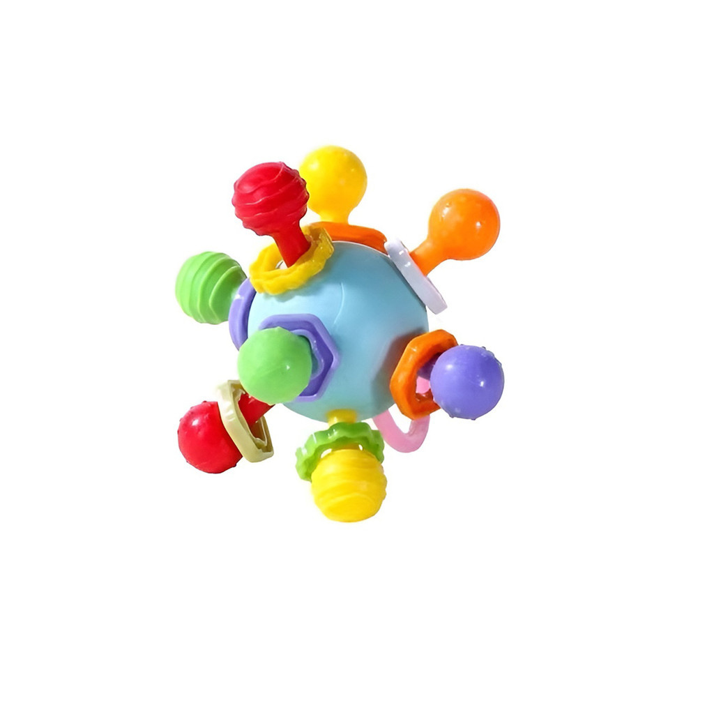 Infant Round Grasping Ball Teething Toy Safe Manhattan Chewable ...