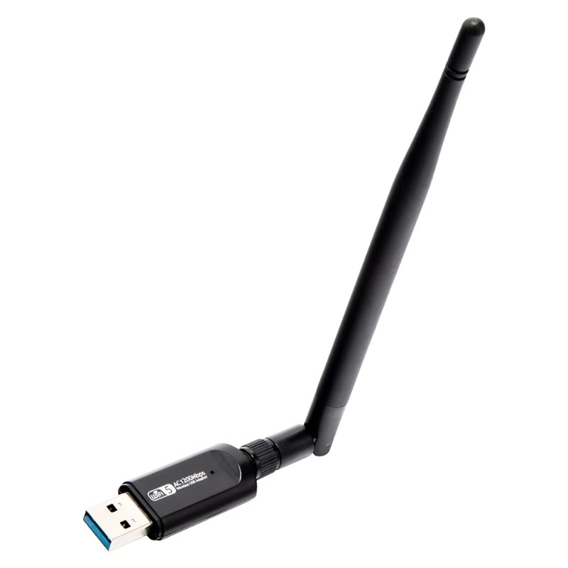 Wifi USB Adapter Wireless Network Card 1200M 2.4G/5.8G Dual-Band 11AC ...