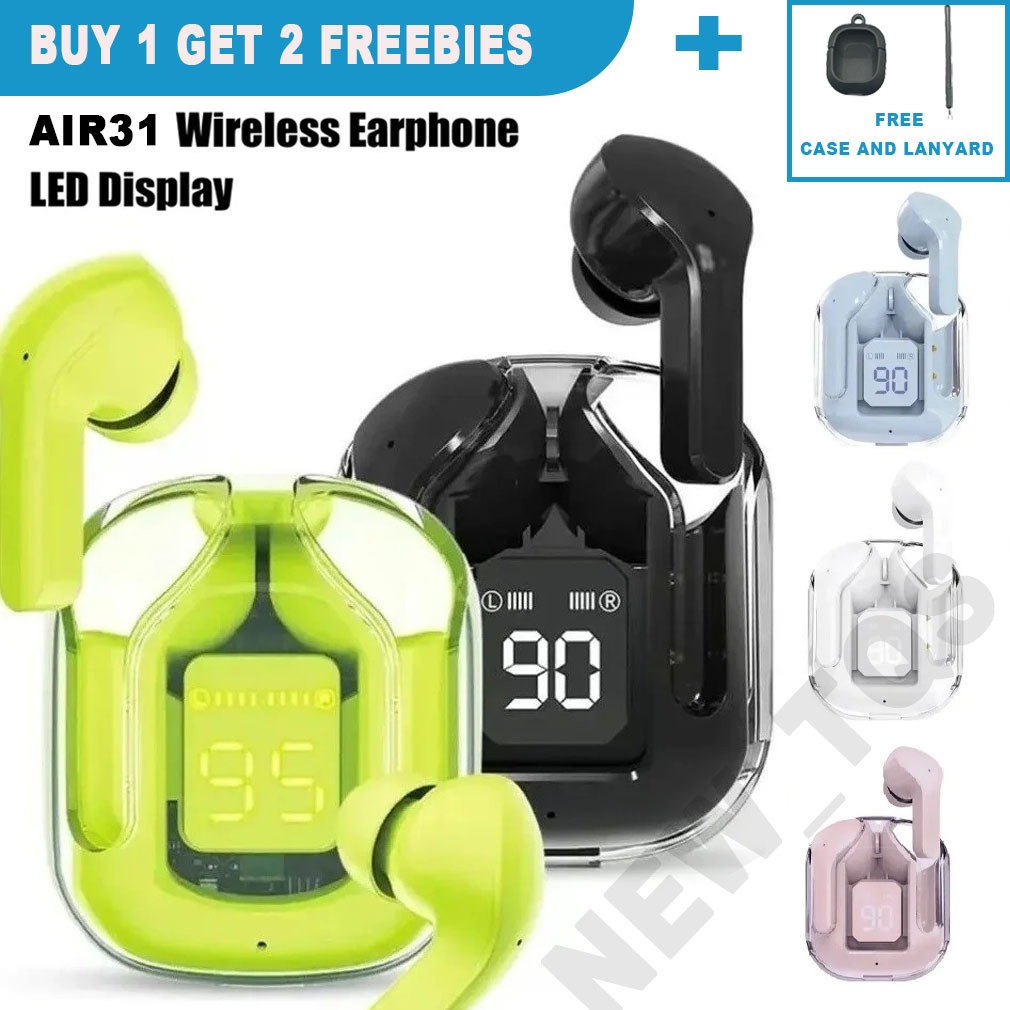 TWS Air31 Wireless Earphones Bluetooth 5.3 | Noise Reduction | Gaming ...