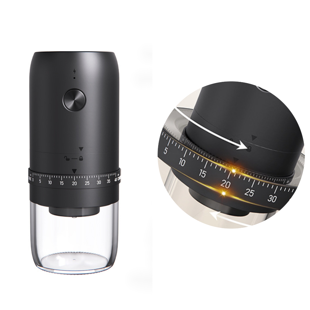 Electric Grinder Household Small Hand Coffee Bean Grinder Portable ...