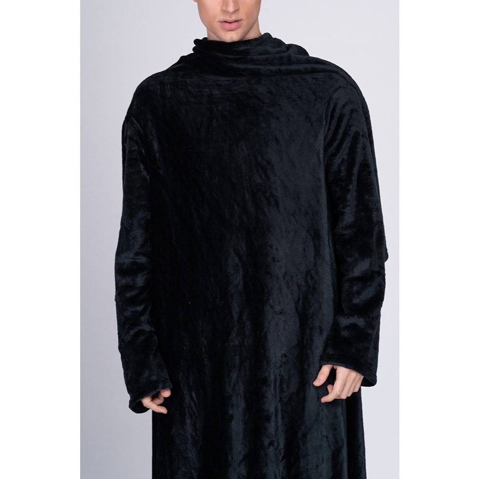 Bleeves® | Black Bleeves Regular Wearable Blanket for Men and Women ...