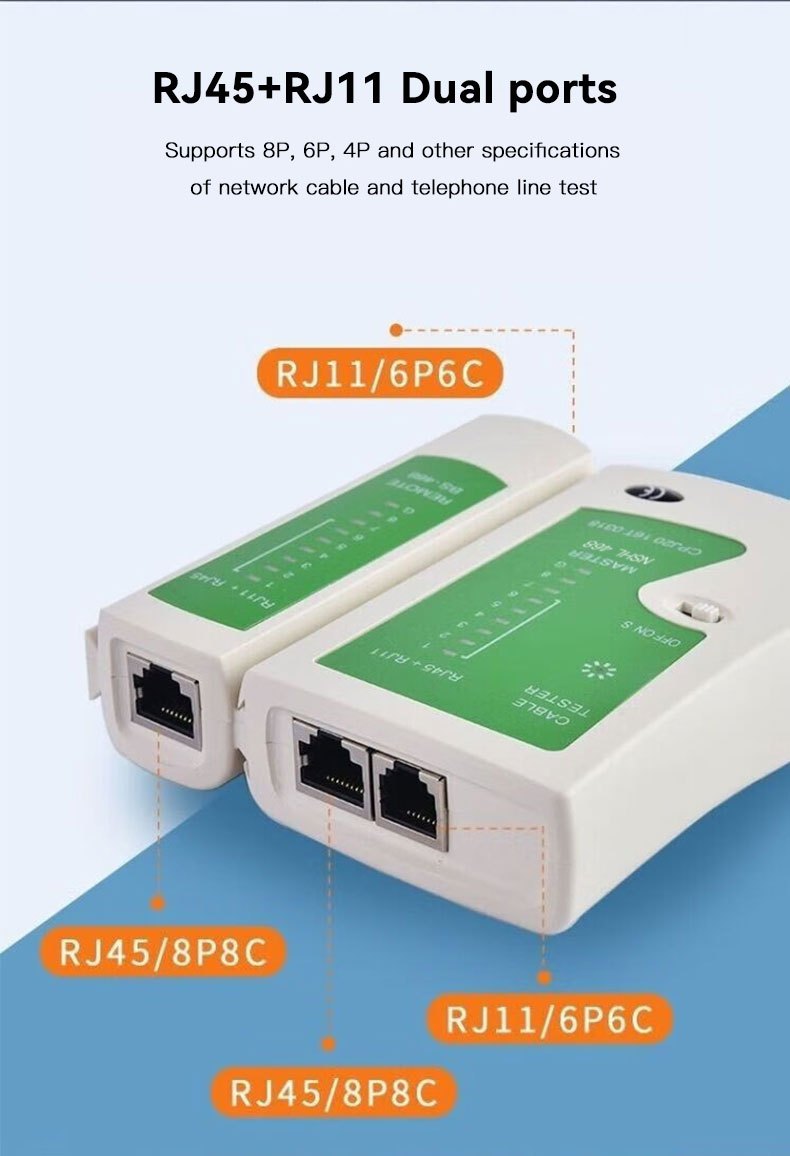 Network Cable Tester RJ45 Ethernet Cable Tester Lan Test Tool For Cat5 ...