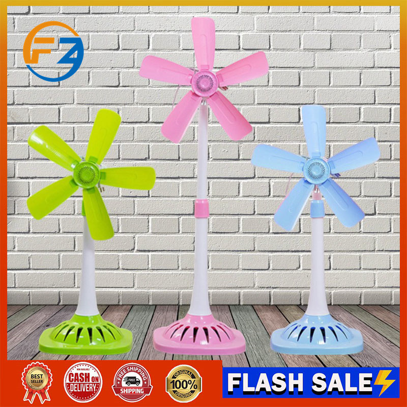 FZ Buy 1 Get 1 New 5 Blades Stand Fan Portable Stand Fan Electric floor ...