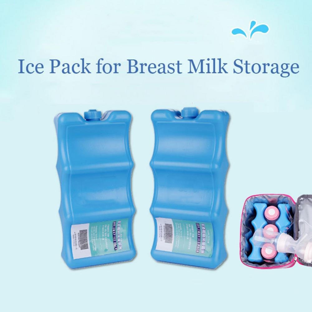 1Pcs 600ML Reusable Ice Packs Breastmilk Storage Baby Care Cooler Bag ...