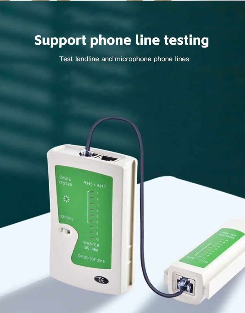 Network Cable Tester RJ45 Ethernet Cable Tester Lan Test Tool For Cat5 ...