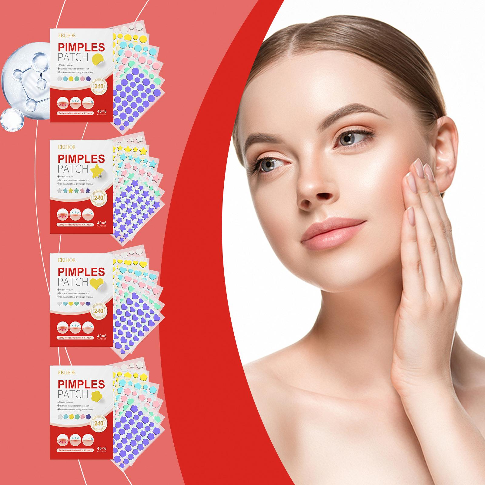 240pcs Pimple Patches for Face, Hydrocolloid Acne Pimple Patch for ...