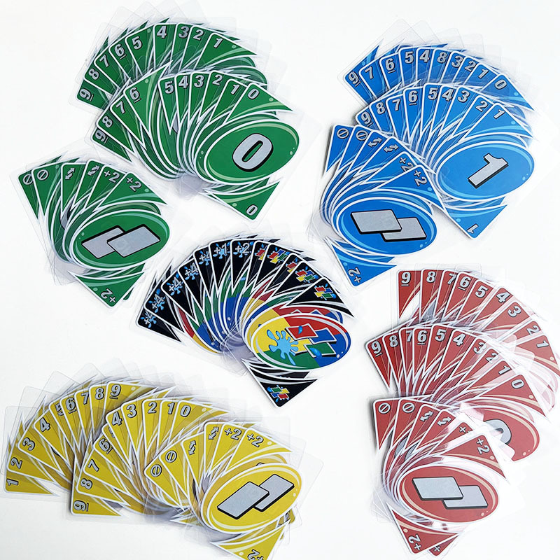 Water Card UNO Transparent Waterproof PVC Card Game Card Multiplayer ...