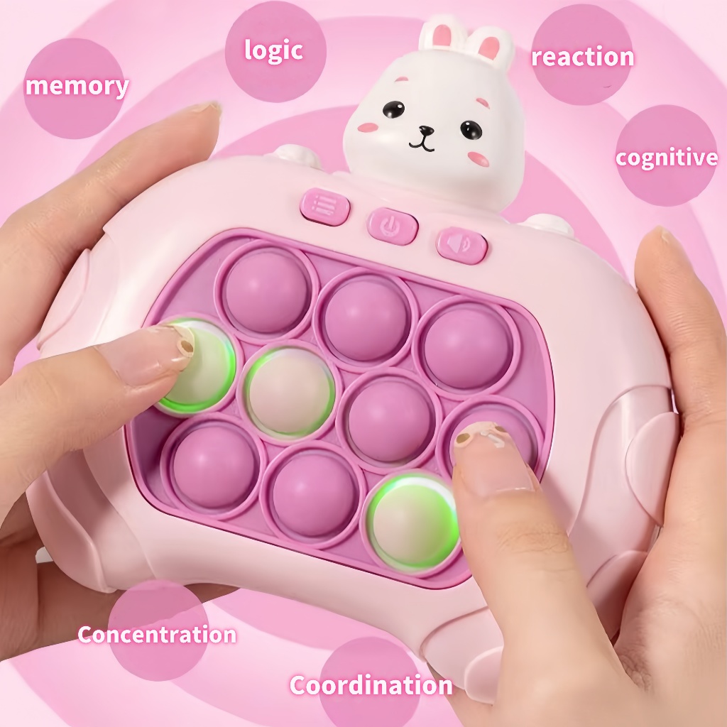 Pop It Game Machine Rabbit Quick Push Game Fast Push Pop It Toys Fidget ...