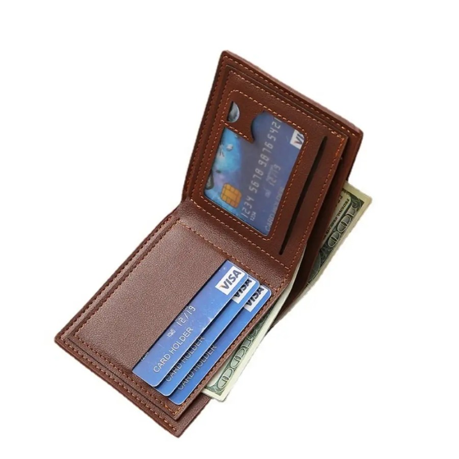 Wallet for Boys Men Portable Wallets PU Leather Small Multifunctional ...