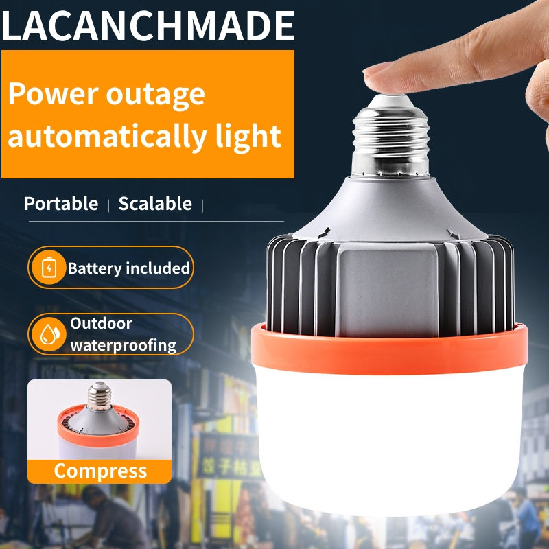 LED Emergency bulb light E27 8 hours work Rechargeable light Super ...