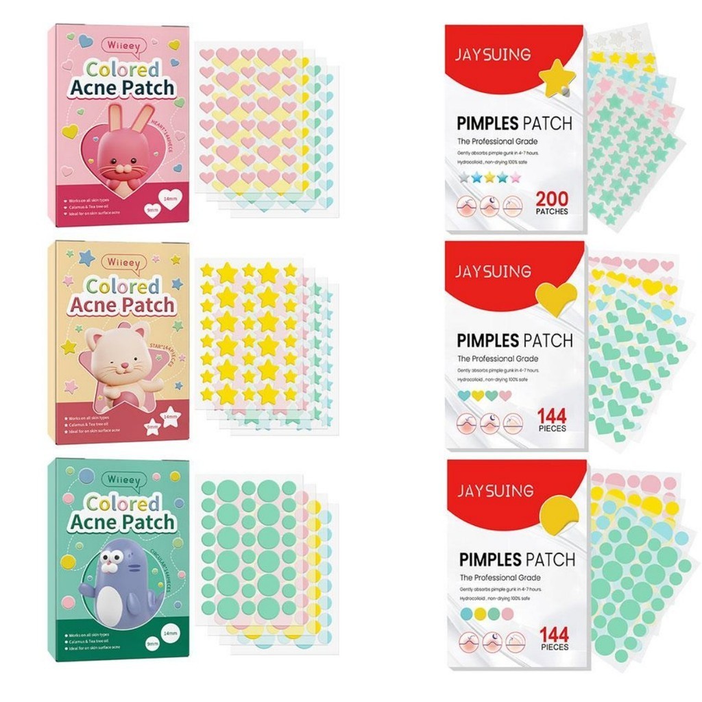 144pcs/200pcs Pimple Patch Acne Colorful Invisible Acne Removal Skin ...