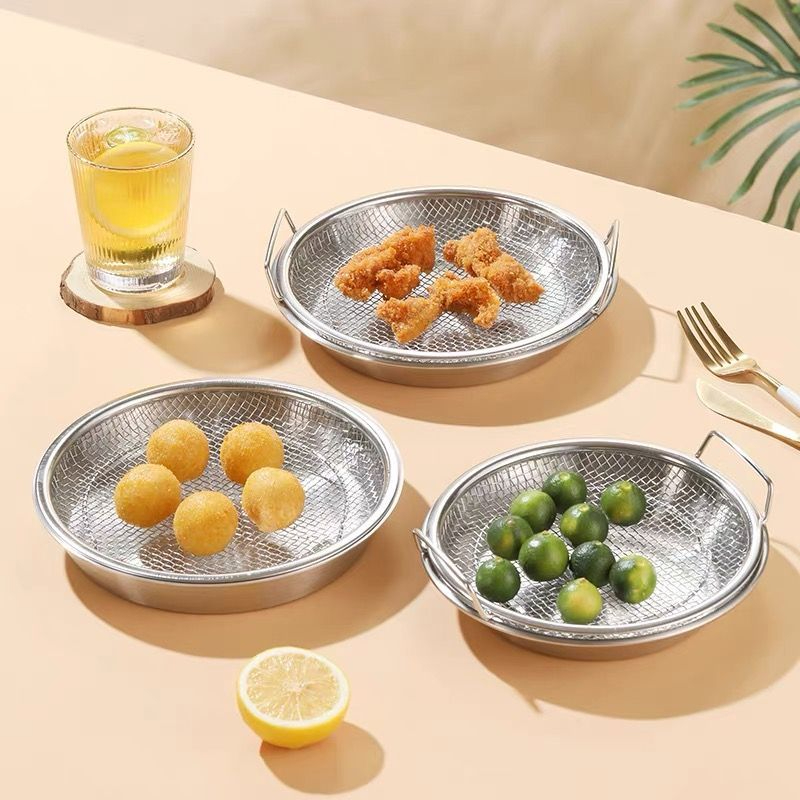 Stainless Steel Oil Filter Tray for Kitchen Oil Strainer, Steamable ...