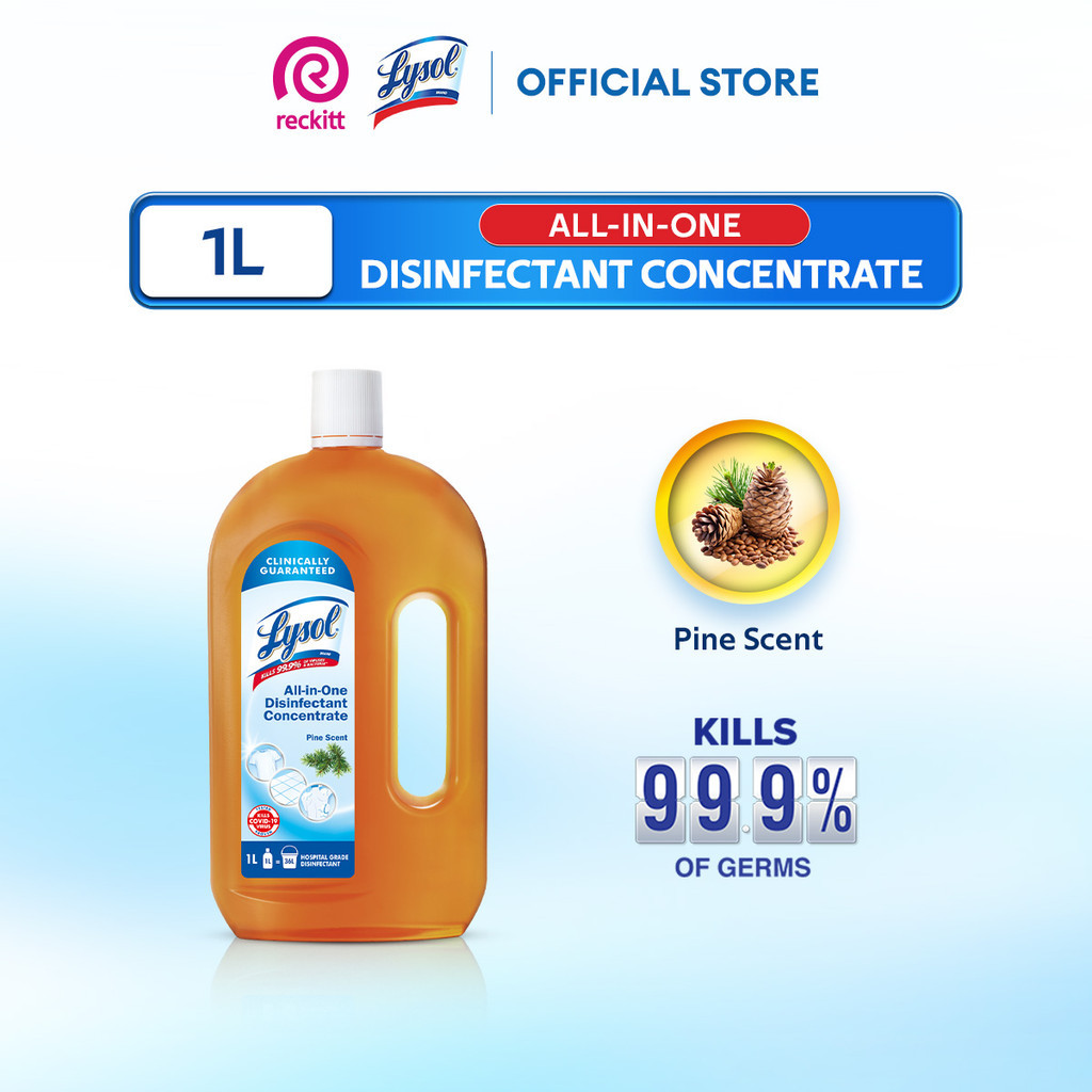 Lysol All-in-One Disinfectant Concentrate Hospital Grade 1L | Shopee Philippines