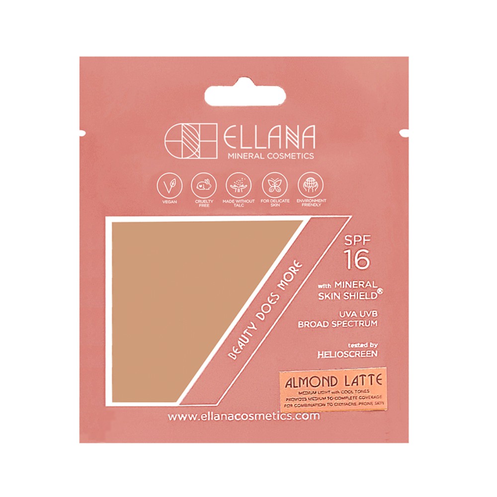 Ellana Loose Mineral Foundation With Spf 16 Refill In Almond Latte - 8 ...