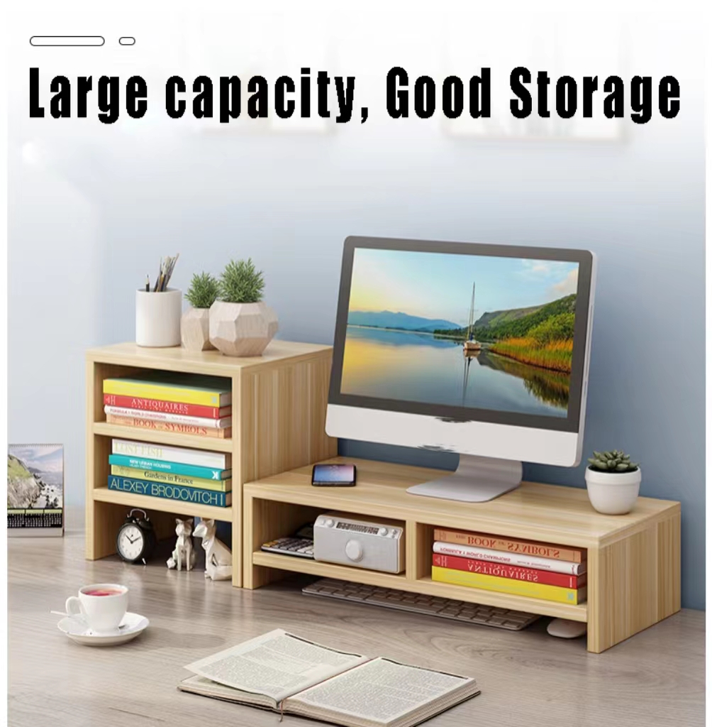 Convenient And Compact Computer Monitor Booster Stand Large Capacity ...