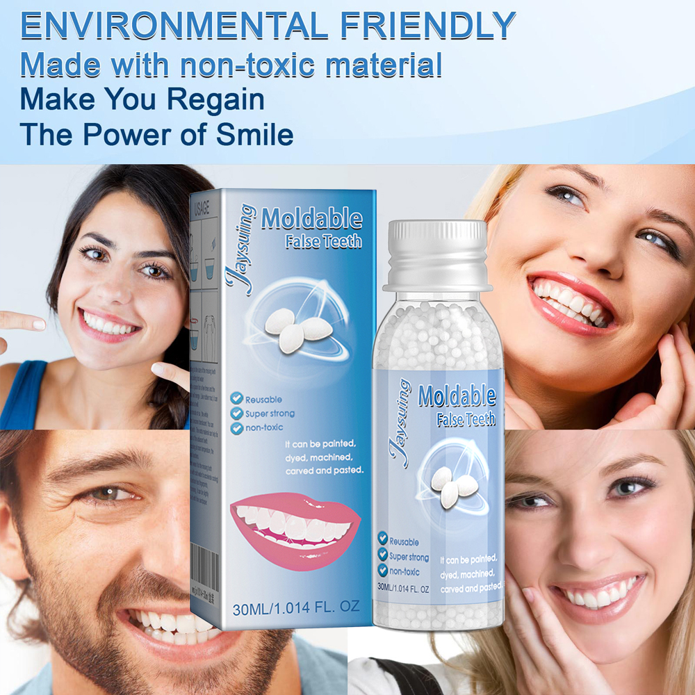 BUY 1 TAKE 1 - False Teeth Solid Glue Temporary Denture Plastic Denture ...